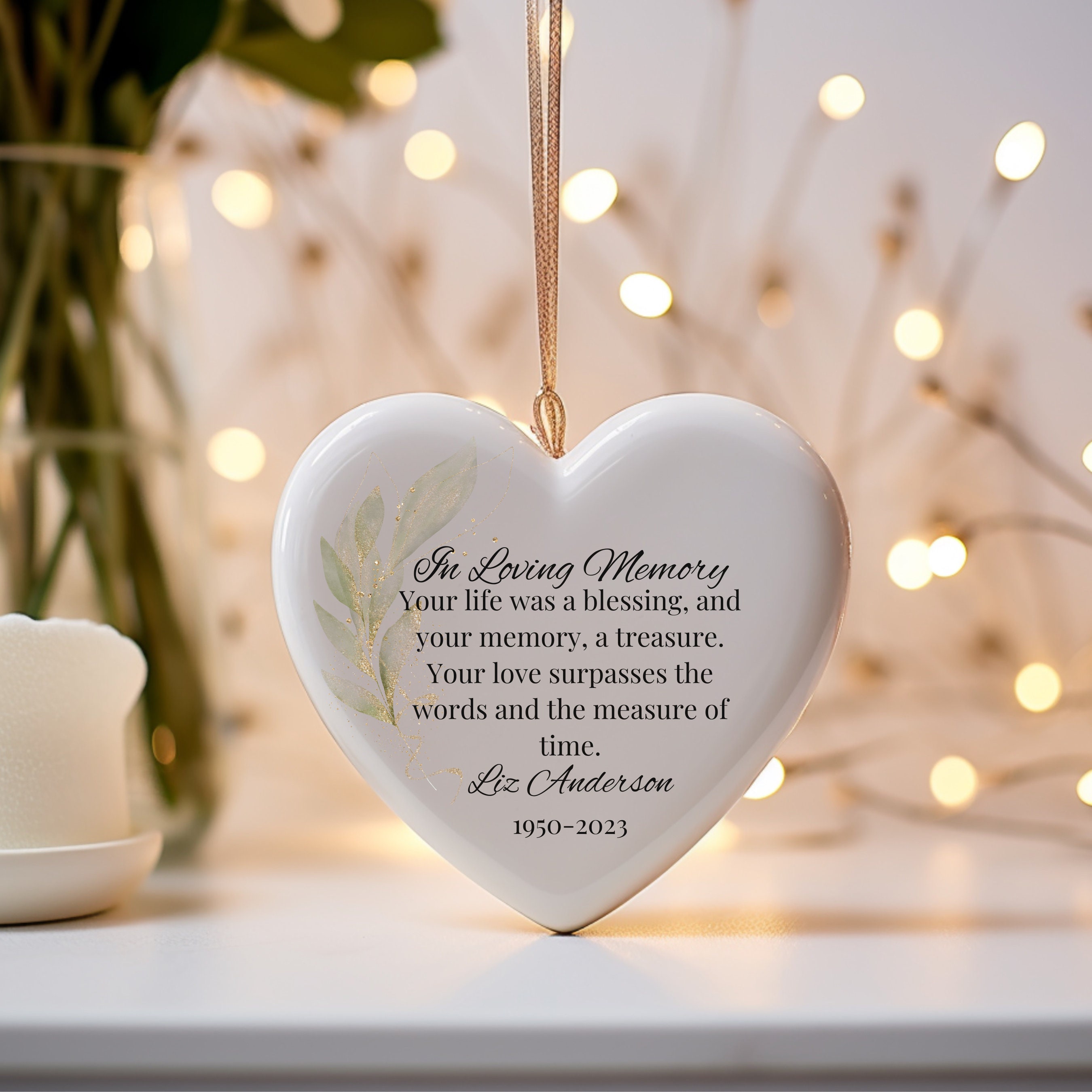 In Loving Memory Condolence Gift Sympathy Gift Loss of - Etsy