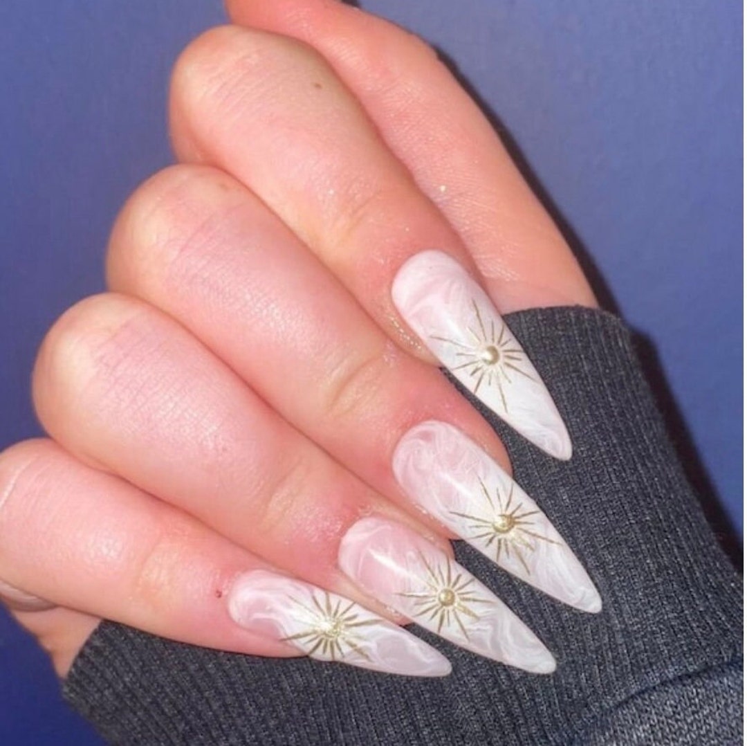 Shadow and Bone Nails-press on Nails-grishaverse-glue on Nails-luxury ...