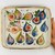Hand-painted Gold Ceramic Fig Plate Handmade Round Serving Plate ...