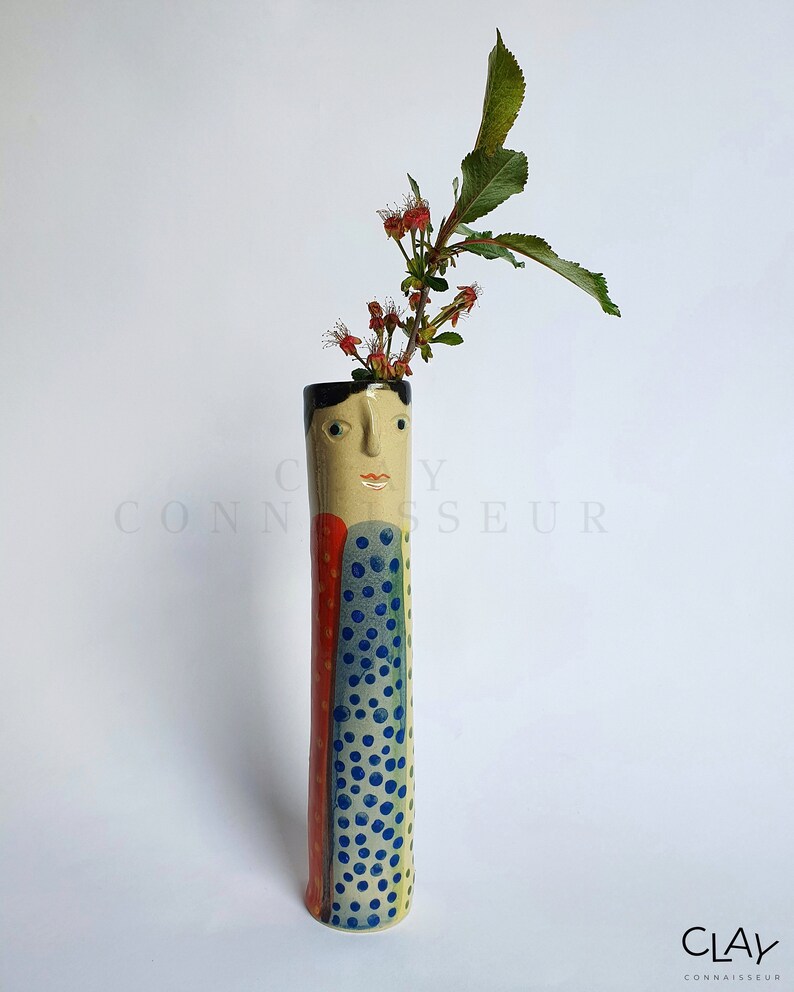 Crazy Family Ceramic Bud Vases • Pottery Vases for Dried Flowers ...