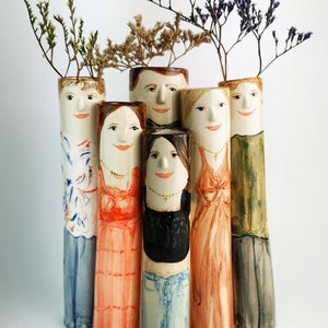 Personalized Ceramic Bud Vases • Custom Pottery Vases for Flower ...