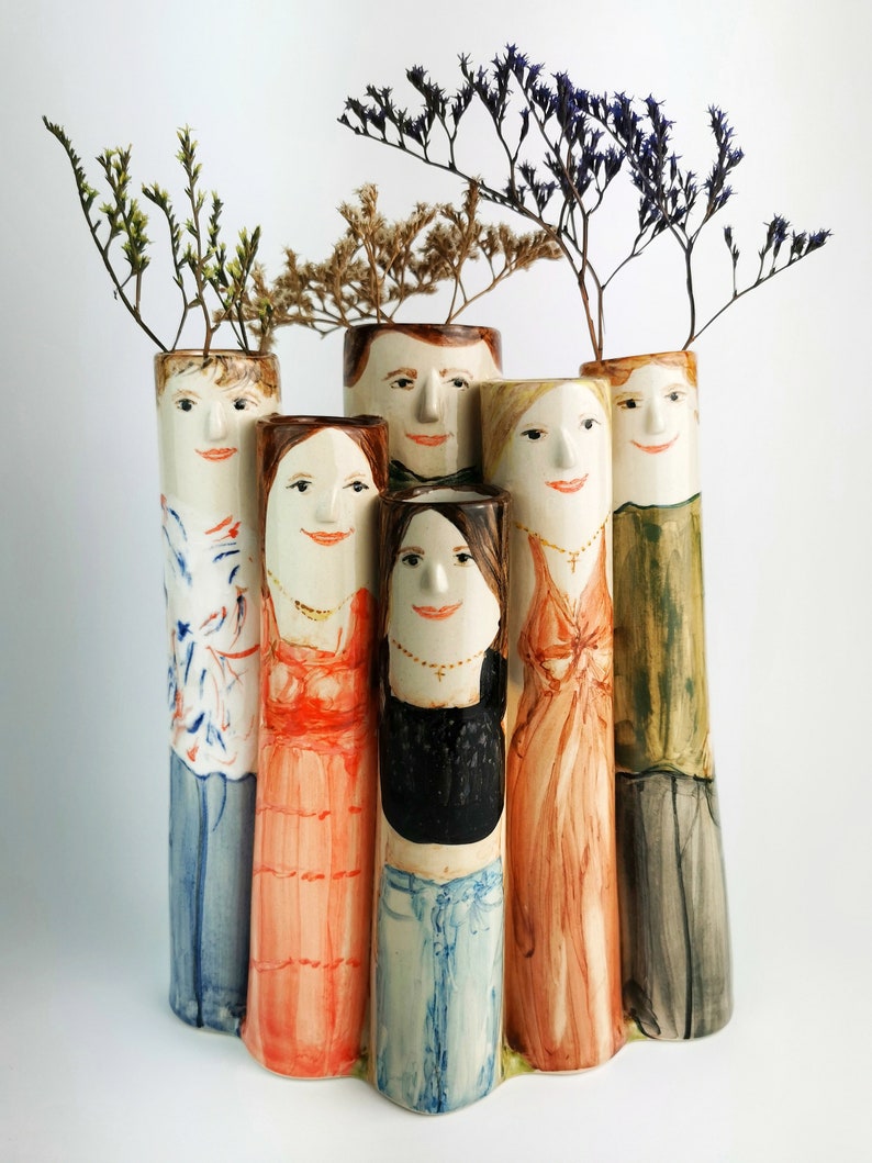 Personalized Ceramic Bud Vases • Custom Pottery Vases for Flower ...