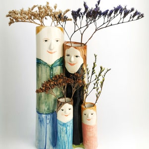 Personalized Ceramic Bud Vases • Custom Pottery Vases for Flower ...
