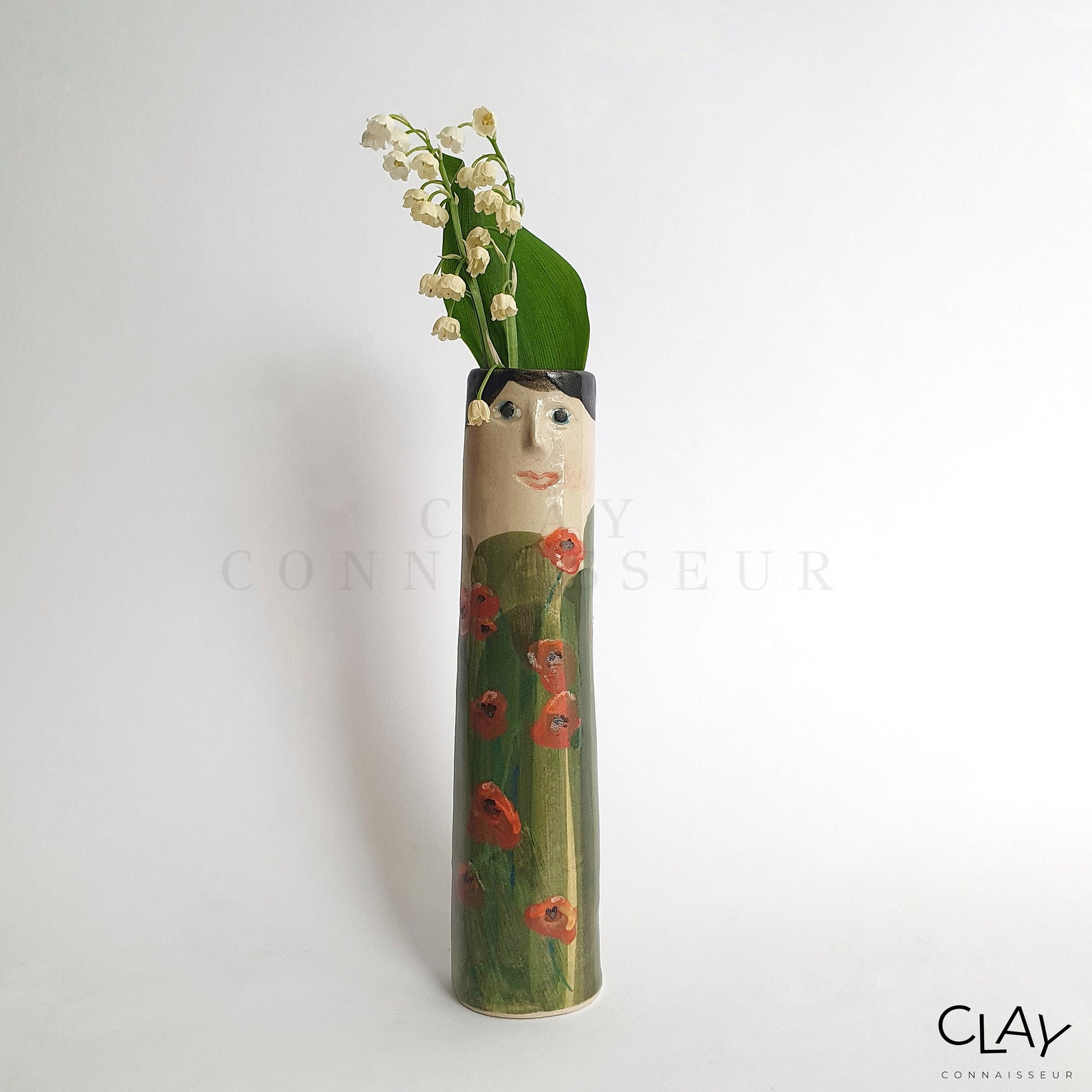 Flower Family Ceramic Bud Vases • Pottery Vases for Dried Flowers ...