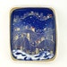 Handmade Winter Pattern Pottery Platter Hand Carved Square Plate ...