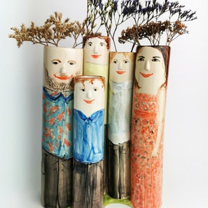 Personalized Ceramic Bud Vases • Custom Pottery Vases for Flower ...