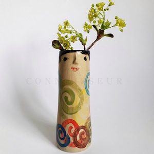 Crazy Family Ceramic Bud Vases • Pottery Vases for Dried Flowers ...
