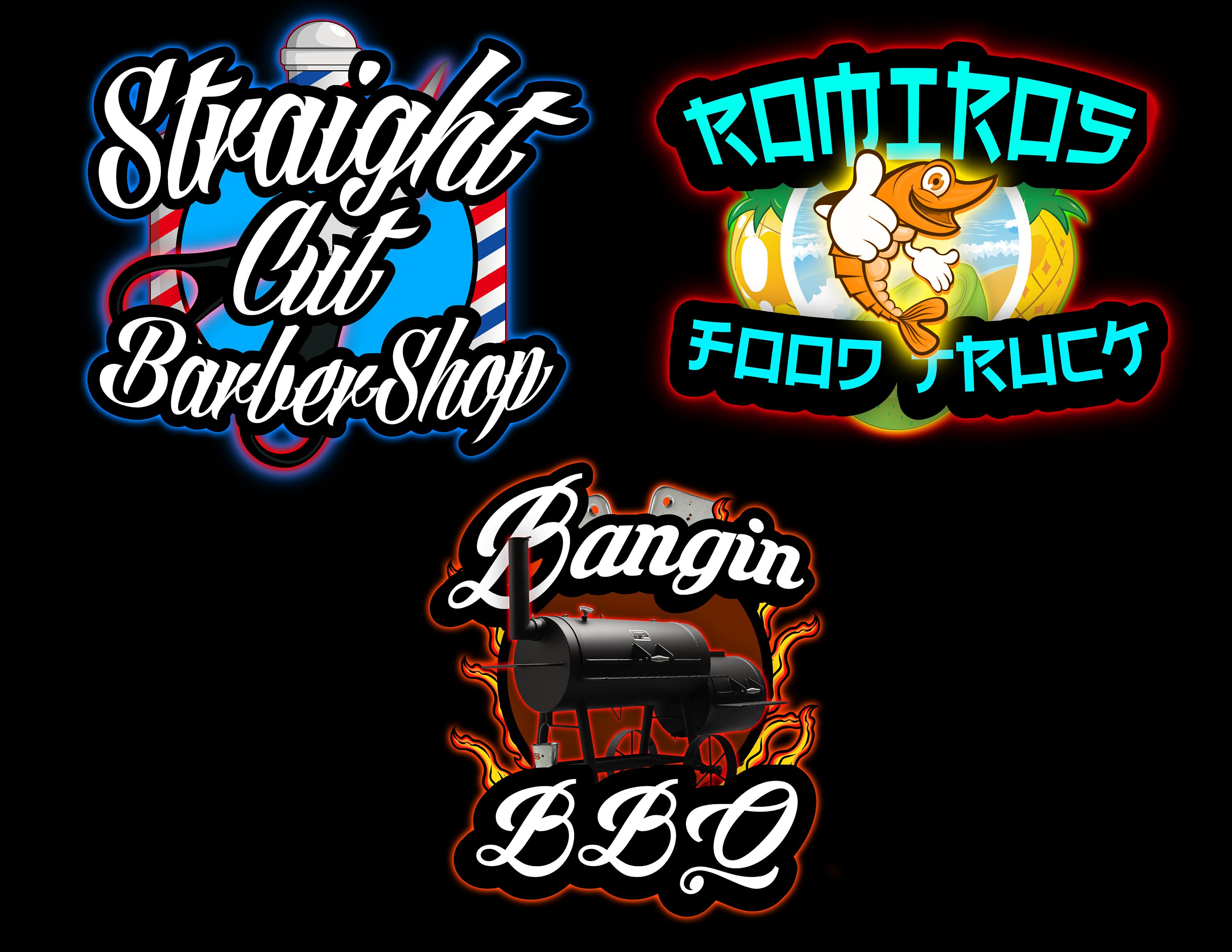 Barber Shop Logo - Custom Shop Logo Custom Barbershop Logo Made for You ...