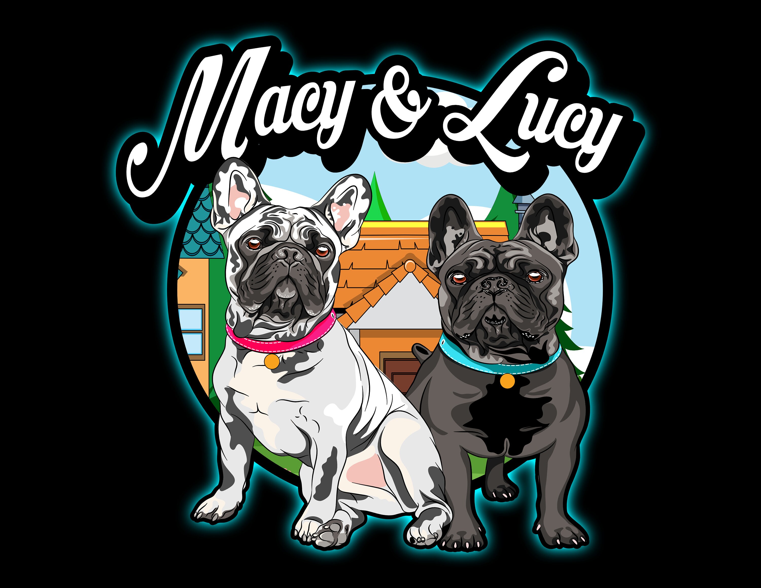 Dog Logo Design Custom LOGO to Your Brand Dog Kennel Service Brand Dog ...