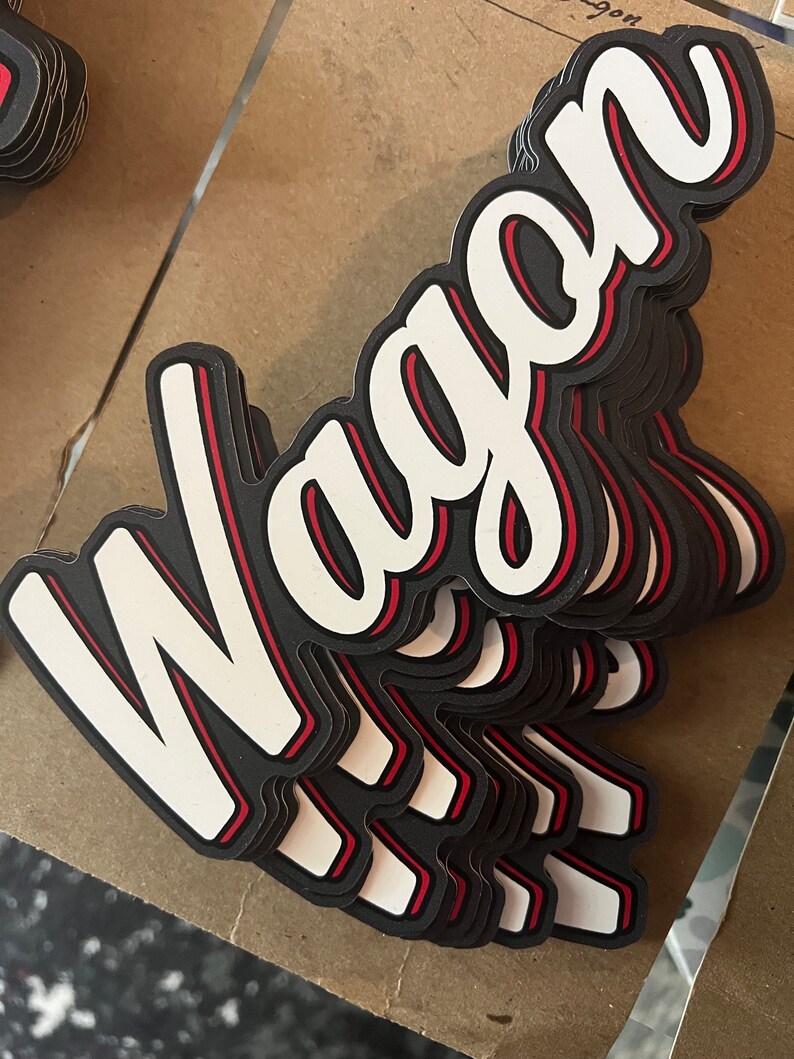 Wagon Wagon - Decal Sticker - Etsy