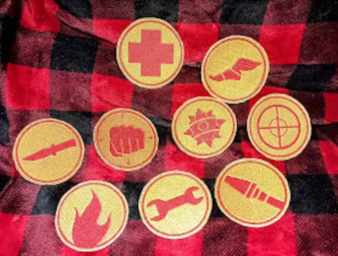 TF2 RED Team Patches - Etsy