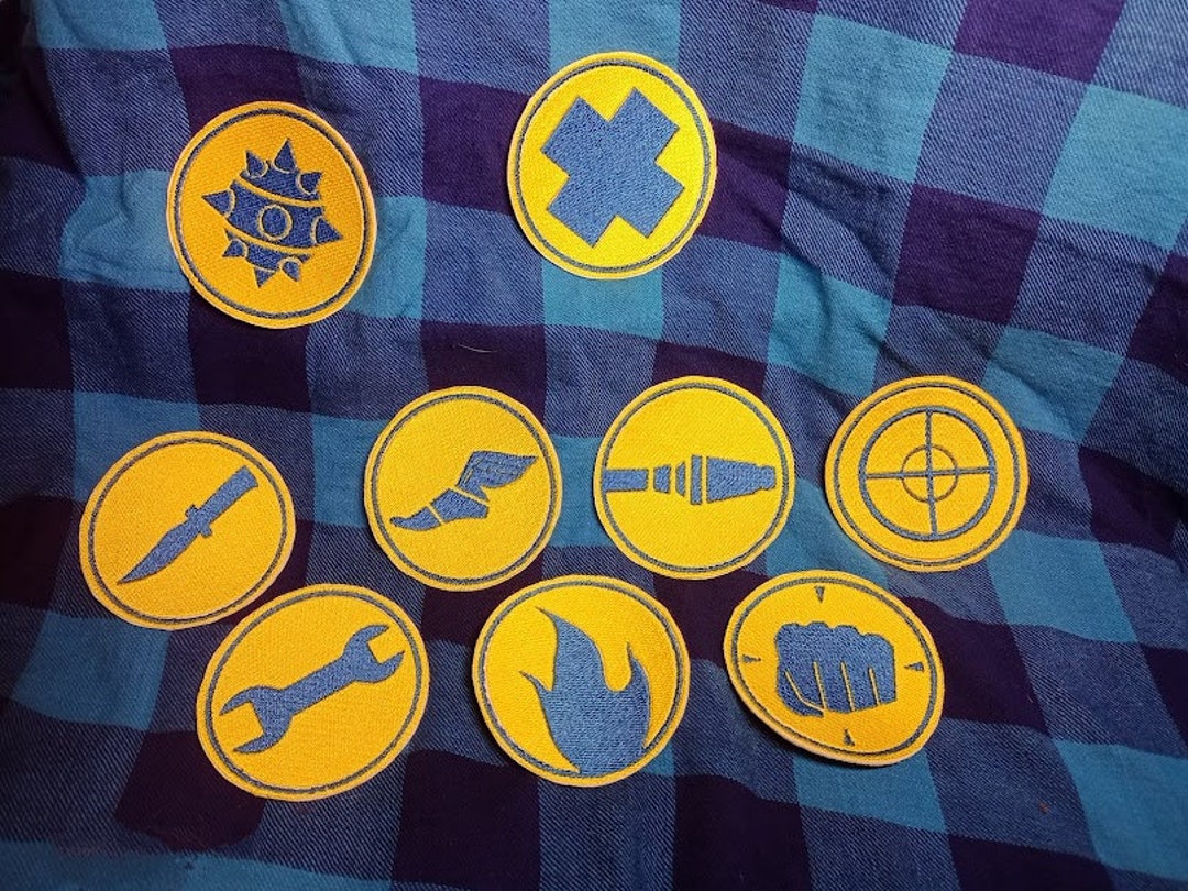 TF2 BLU Team Patches - Etsy
