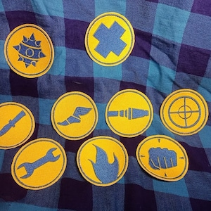 TF2 BLU Team Patches - Etsy