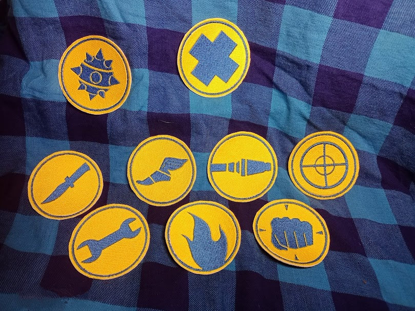 TF2 BLU Team Patches - Etsy