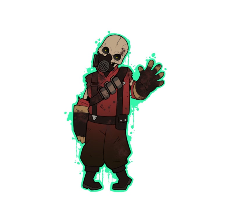 LIMITED EDITION! TF2 Zombies Glow in the Dark - Etsy