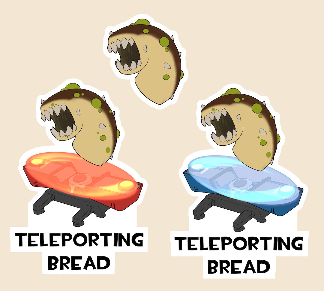 Teleported Bread Monster - Etsy