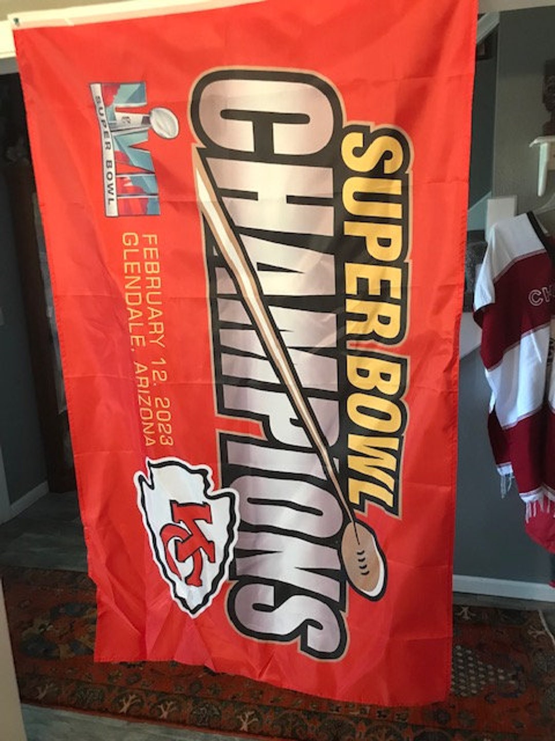 KC Chiefs Flag - Etsy