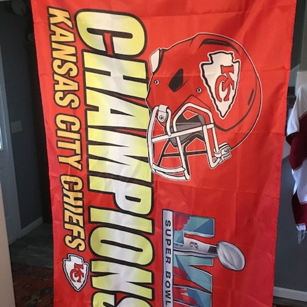 Kansas City Chiefs Yard Flag - Etsy