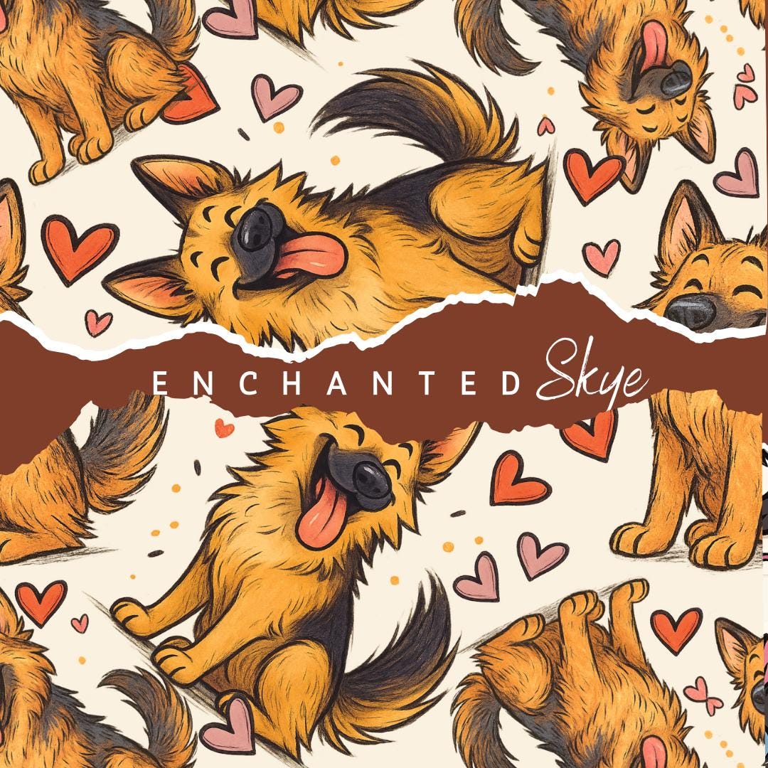 Cute Shepherd | Seamless Digital Fabric Patterns | Printable Textile ...