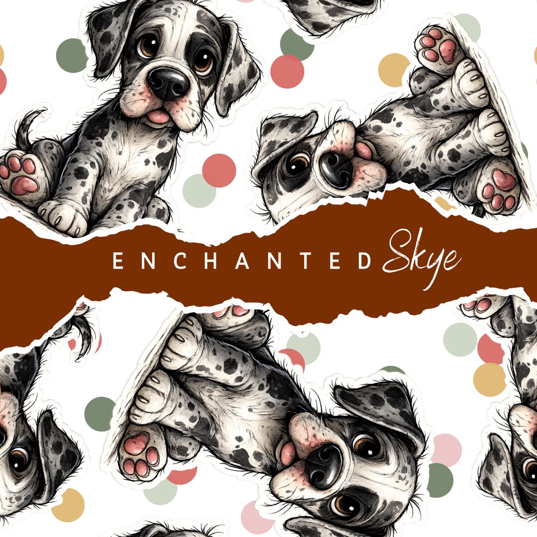 Great Danes Seamless | Seamless Digital Fabric Patterns | Printable ...