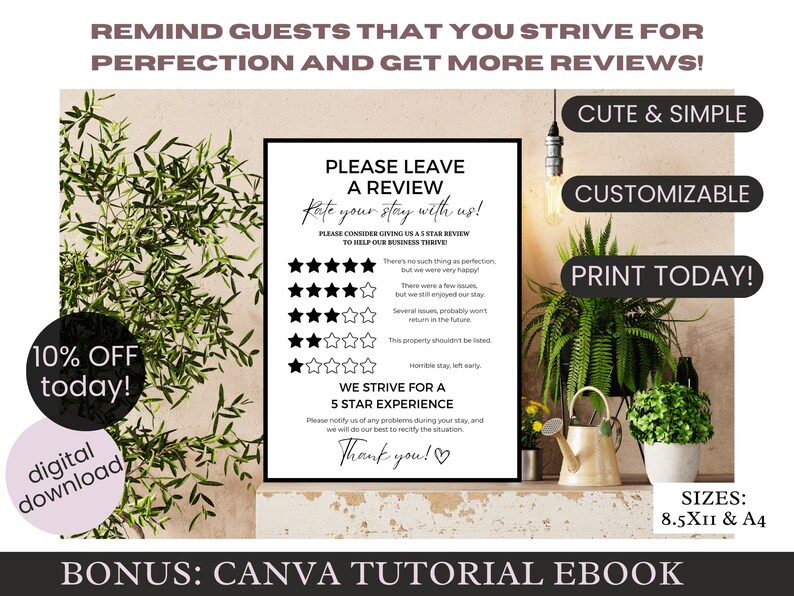 Airbnb Welcome Sign | Airbnb Signs for Guests | Vacation Rental ...