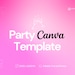 Pink Party Flyer Template, Urban Event Invite (canva Editable) - Etsy