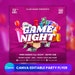 Game Night Party Flyer, Social Media Announcement (canva Template) - Etsy