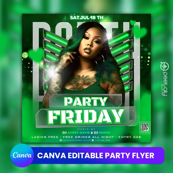 Animated Party Flyer - Etsy