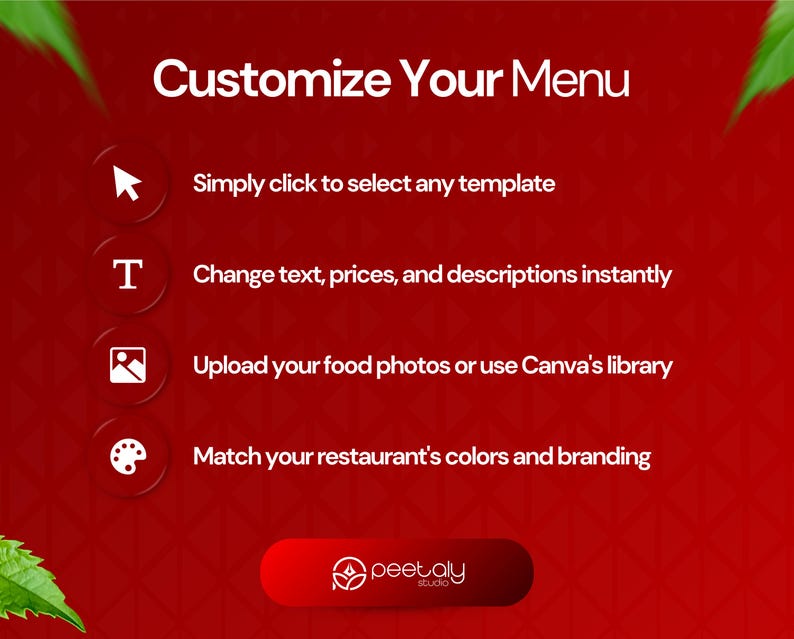 Animated Restaurant Menu QR Code Template | Editable Canva Design - Etsy