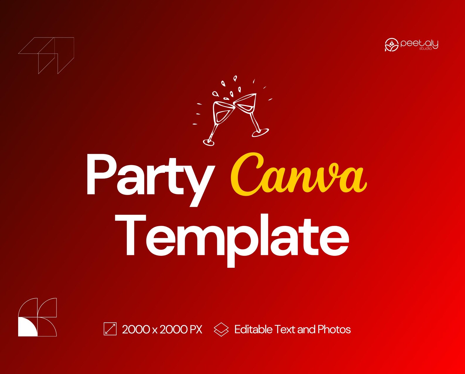 Editable Halloween Party Flyer, Spooky Canva Template - Etsy