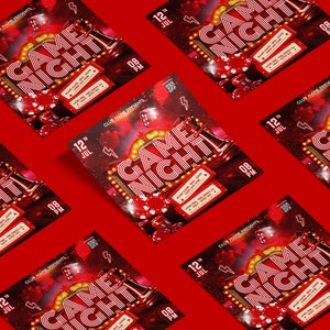 Game Night Party Flyer, Social Media Party Announcement Editable GAME ...