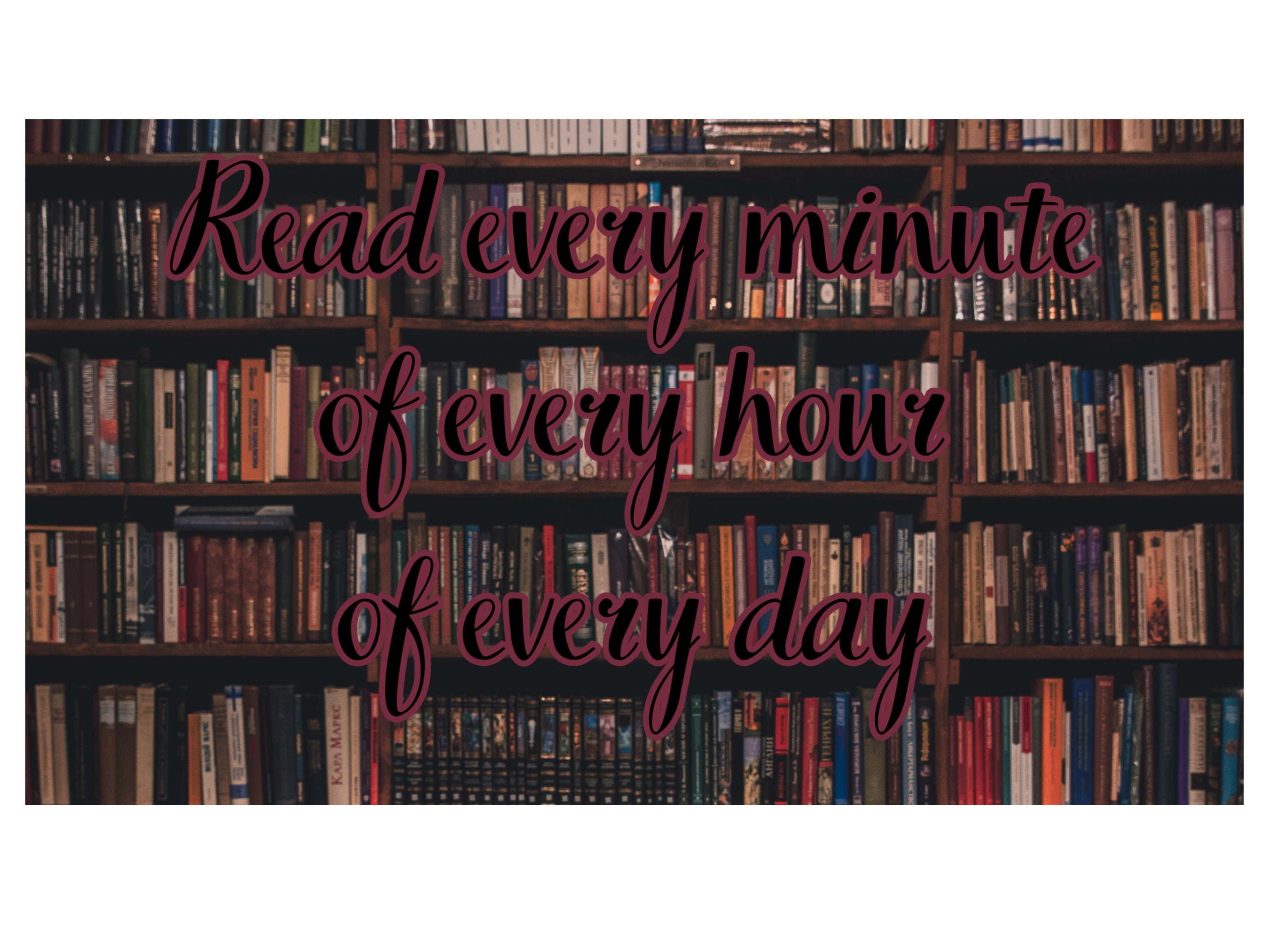 Reading and Book Themed Computer Wallpaper - Etsy