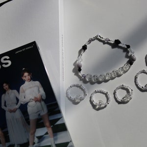 Stylish LE SSERAFIM Bracelet and Ring Bundle - Etsy