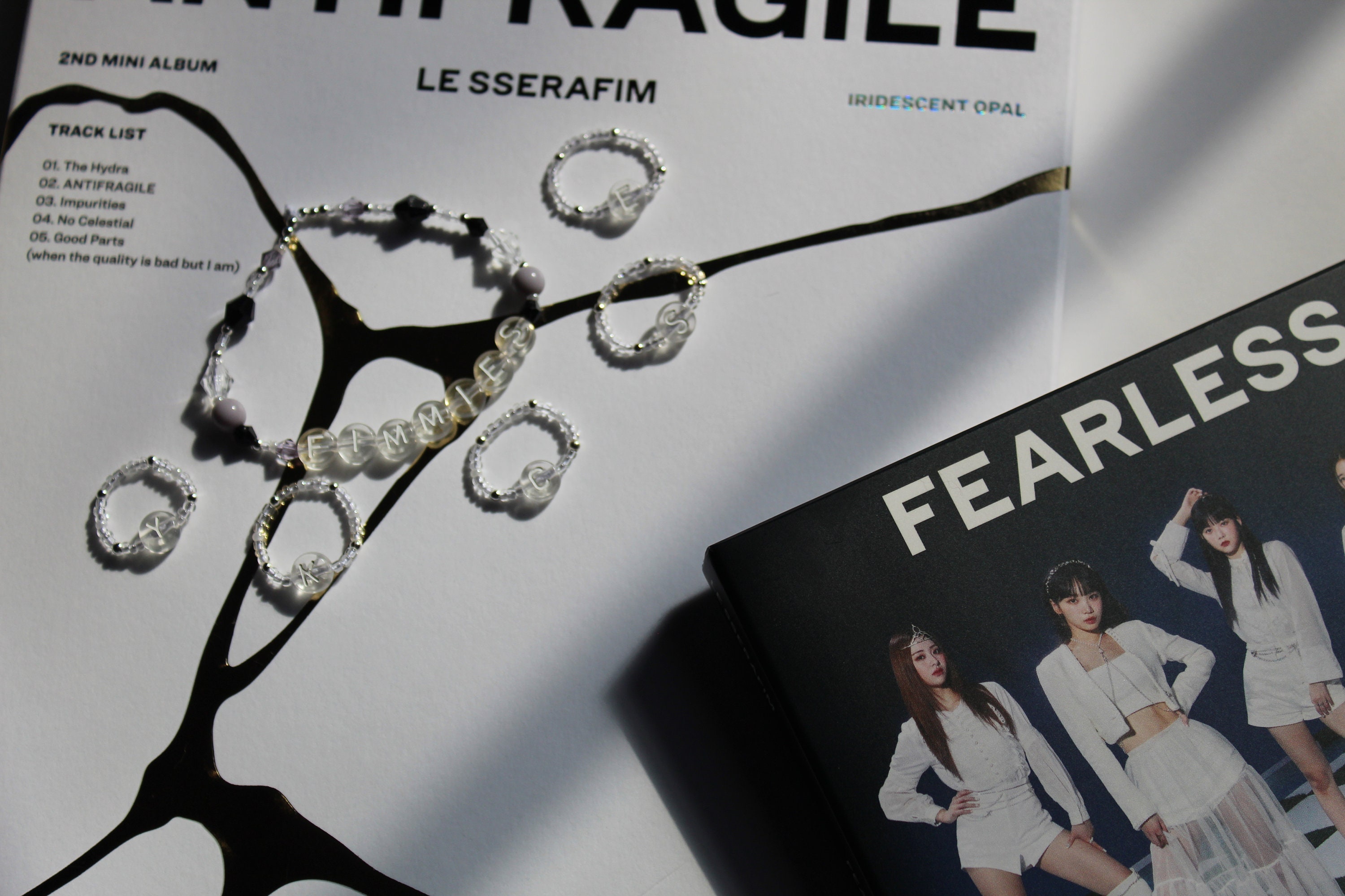 Stylish LE SSERAFIM Bracelet and Ring Bundle - Etsy