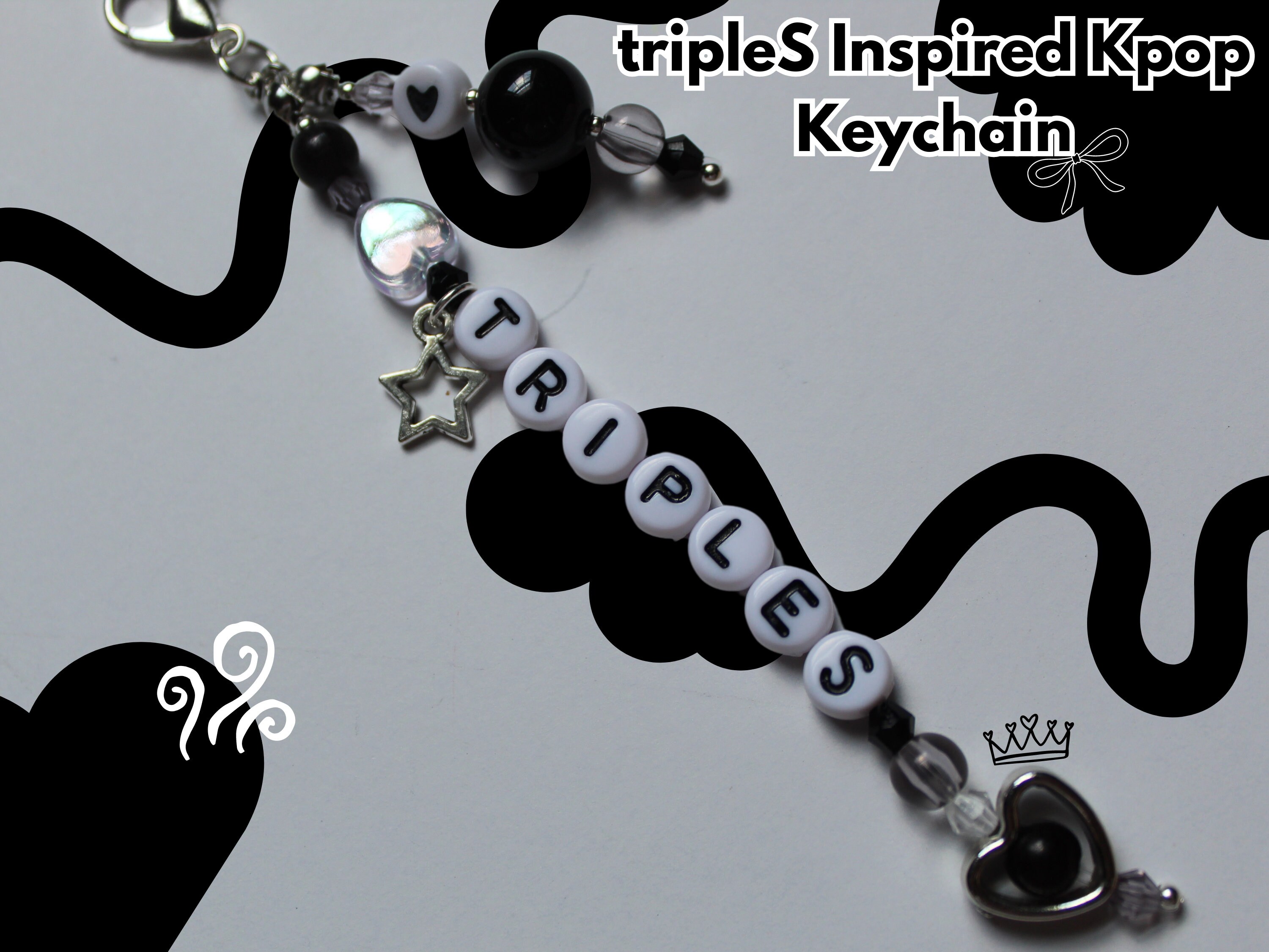 Triples Inspired KPOP Keychain - Etsy