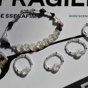 Stylish LE SSERAFIM Bracelet and Ring Bundle - Etsy