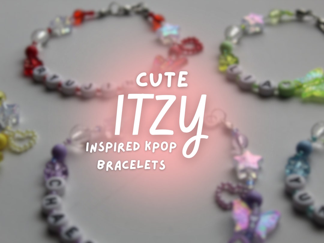 Cute ITZY Inspired KPOP Bracelets - Etsy