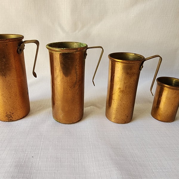 Antique Measuring Cups Set - Etsy