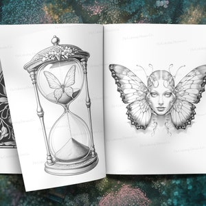 Book of Fairies: Whimsical Coloring Book, Fantasy Coloring Page ...