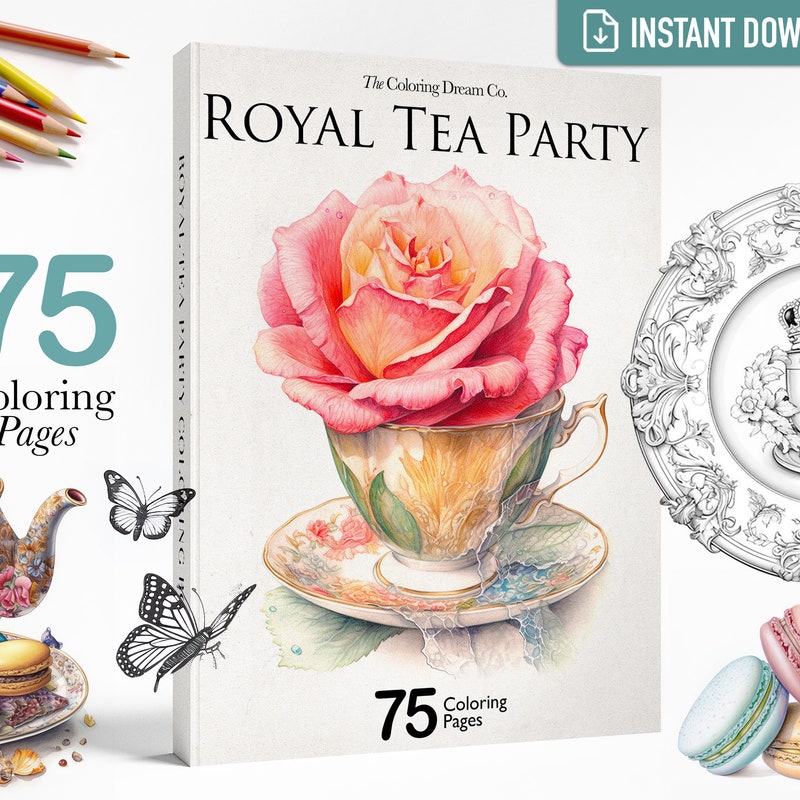 Party Coloring - Etsy