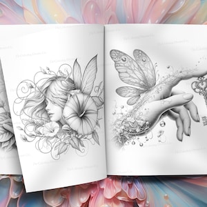 Fairy Springs: Whimsical Coloring Book, Fantasy Coloring Page ...