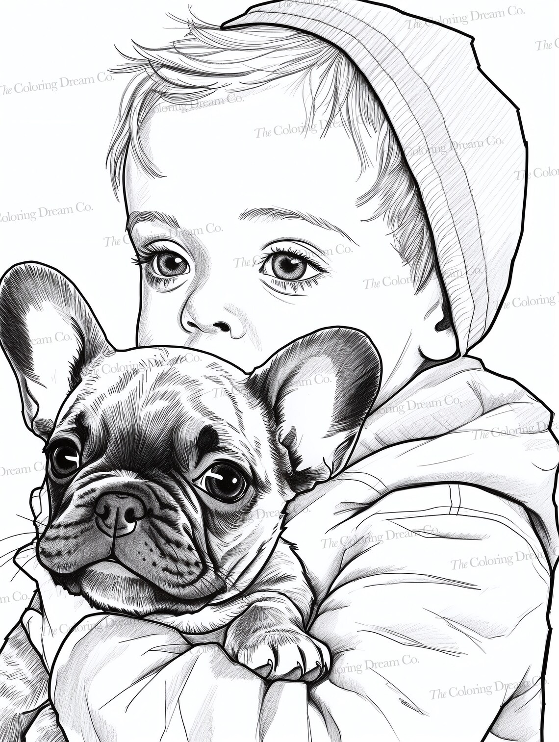 French Bulldog Coloring Book Frenchies Printable Coloring - Etsy