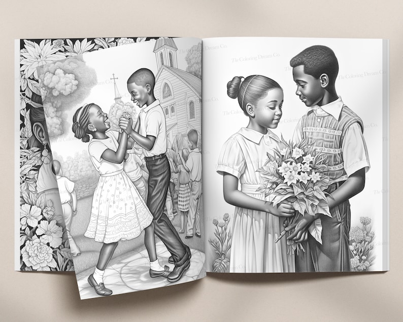 A Day of Praise: Christian Coloring Book, African American Religious ...
