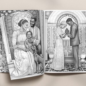A Day of Praise: Christian Coloring Book, African American Religious ...