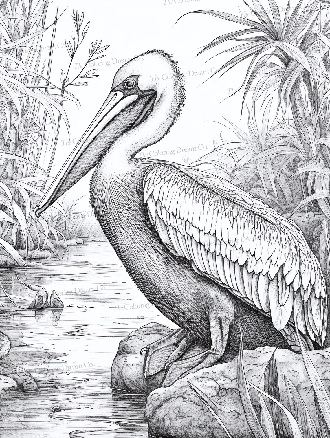 Exotic Birds Coloring Book Tropical Birds Printable Coloring - Etsy