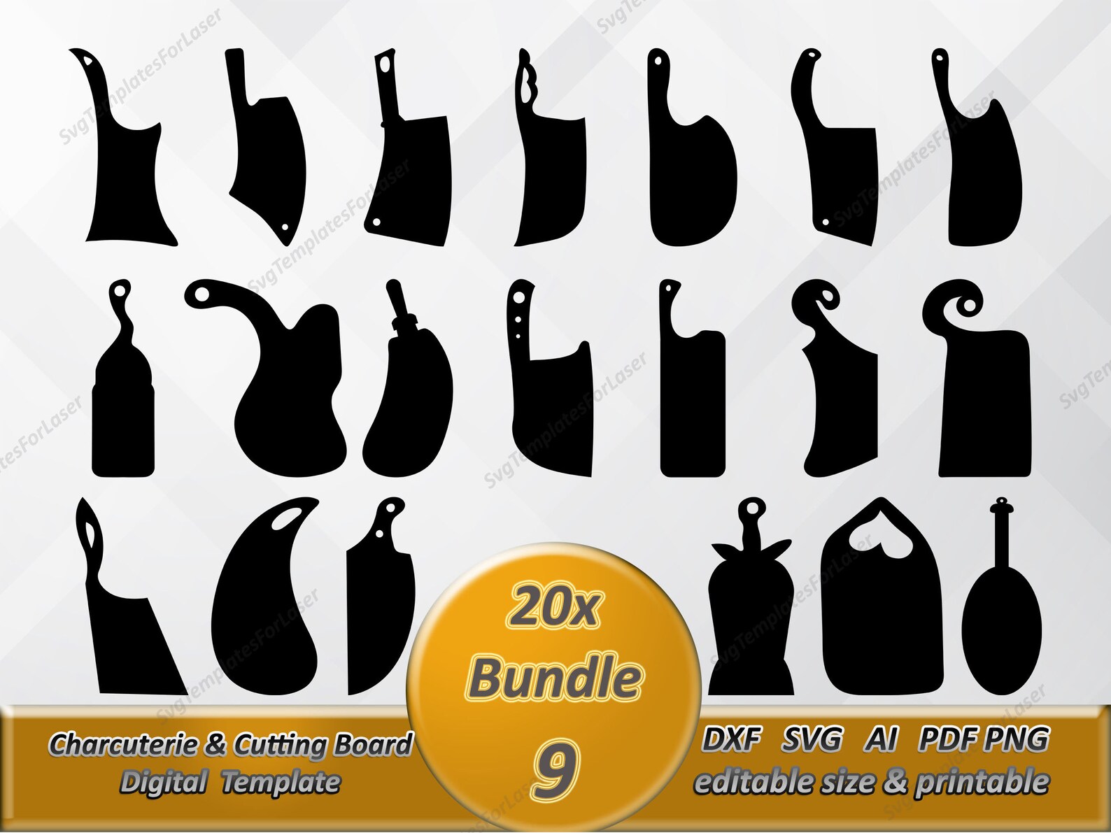 20x Cutting Board Svg| Charcuterie Board Svg | Cheese Board Svg ...