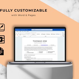 2023 Professional Resume Template for Google Docs Word & - Etsy Canada