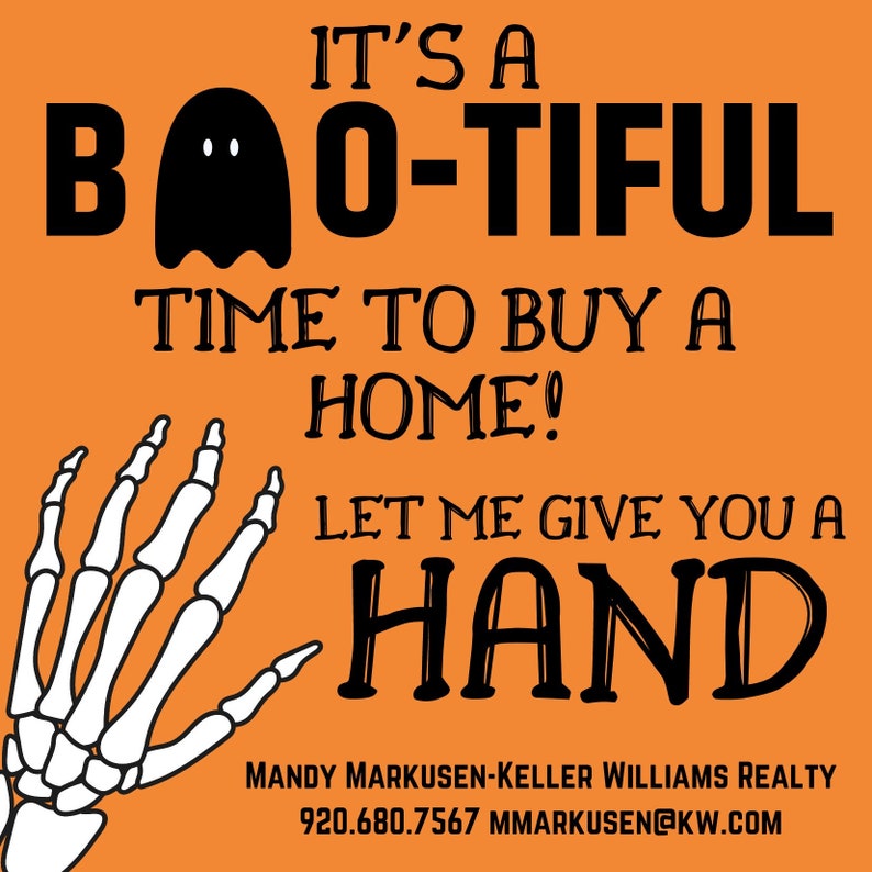 Realtor Halloween Promotion - Etsy