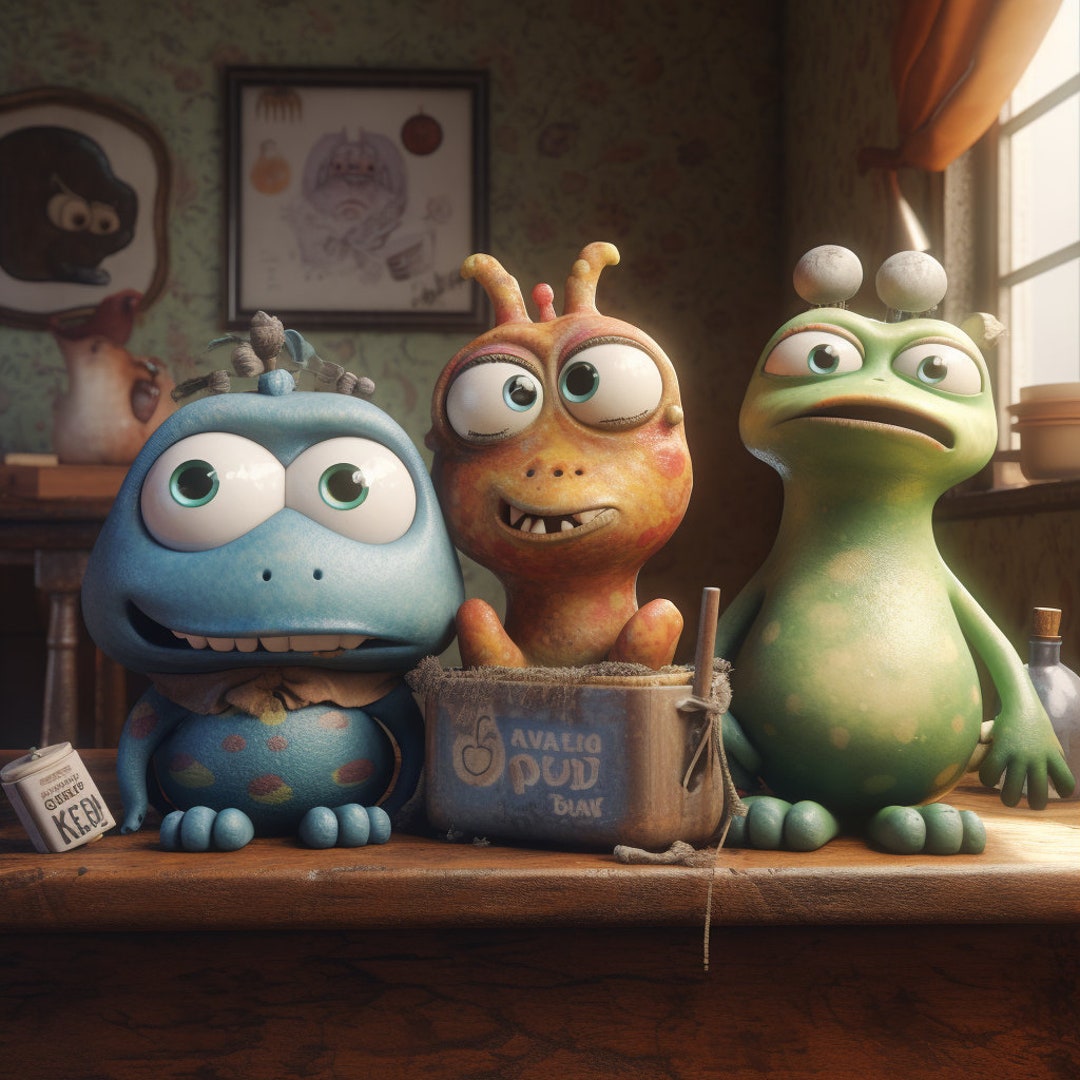 Grandma's Shelf Monsters - Etsy