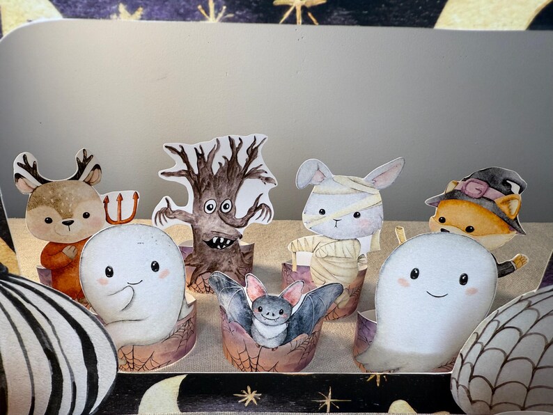 Halloween Puppet Theater, Paper Puppet Theater, Play Craft Toy, DIY ...